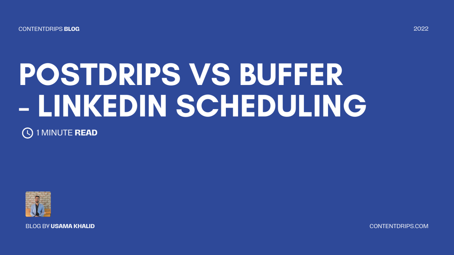 Postdrips vs Buffer — Comparison for LinkedIn Scheduling - Alternatives - Contentdrips
