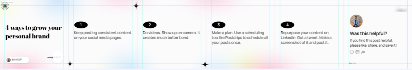 7 Awesome LinkedIn Carousel Templates - Contentdrips