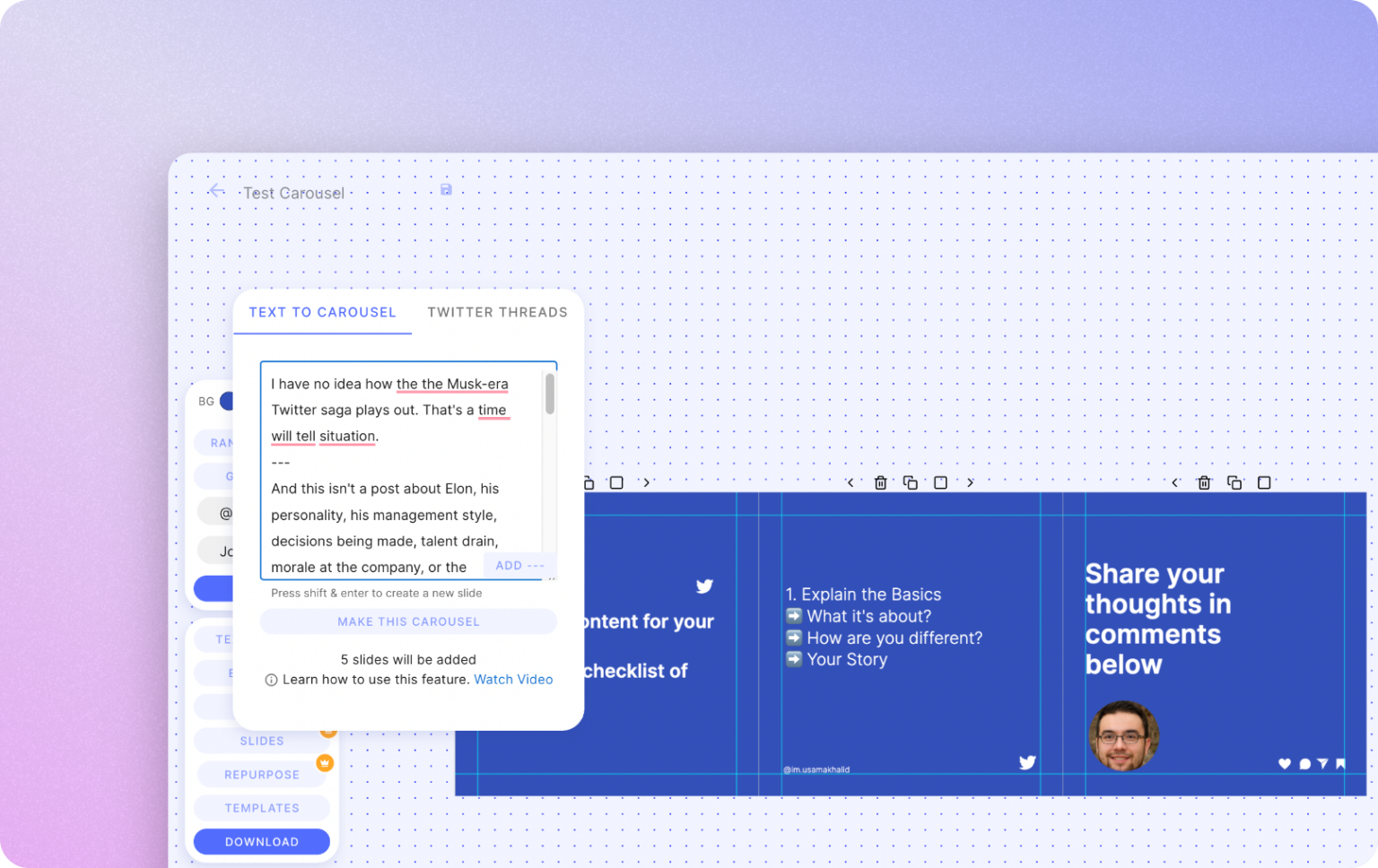 Turn your blogs into LinkedIn carousel posts+Why you should do it? - Contentdrips
