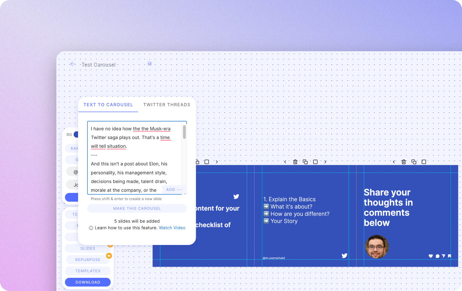 Turn your blogs into LinkedIn carousel posts+Why you should do it? - Contentdrips