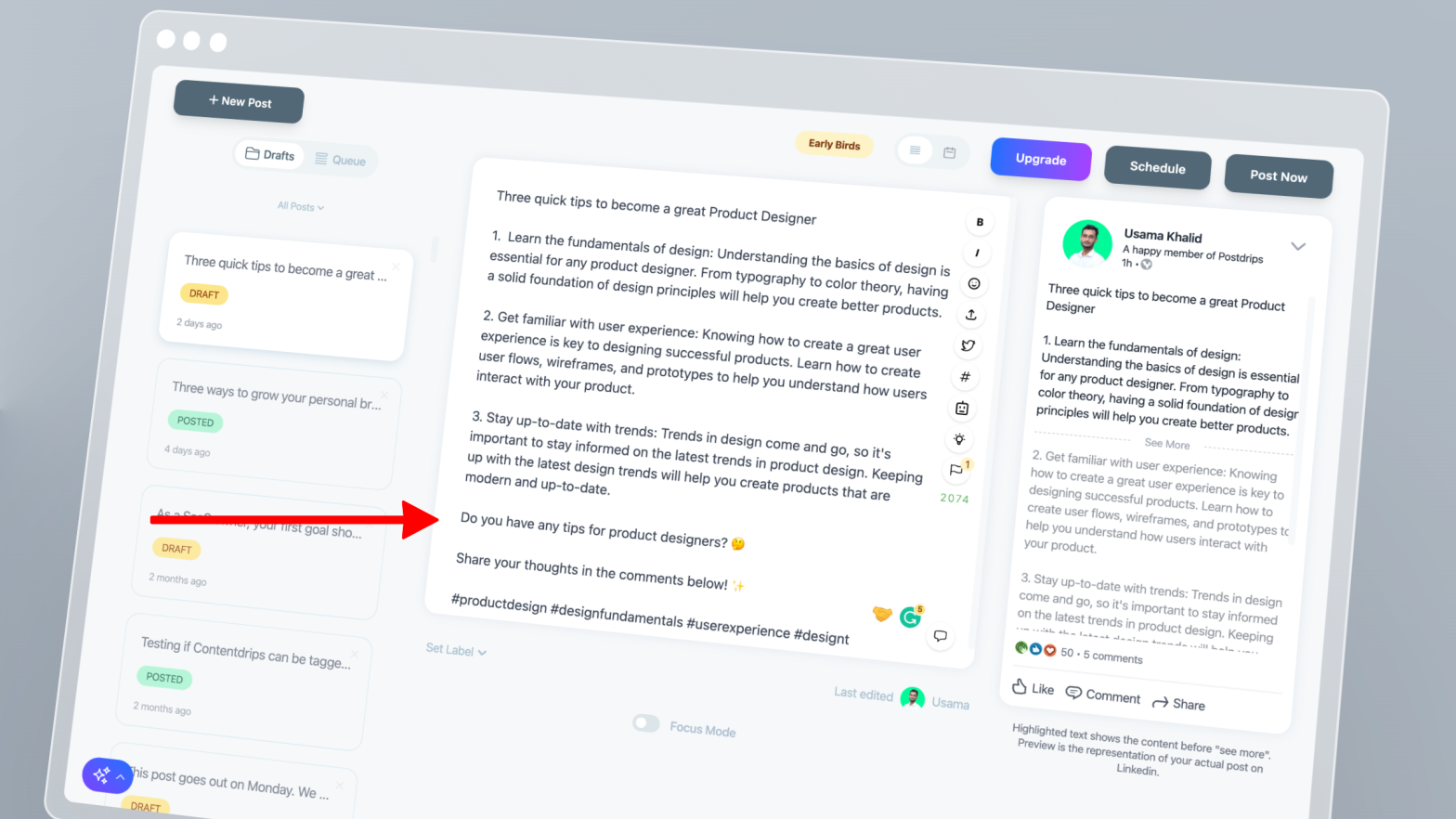 From Good to Great: How Postdrips AI can take your LinkedIn to the next level - Contentdrips