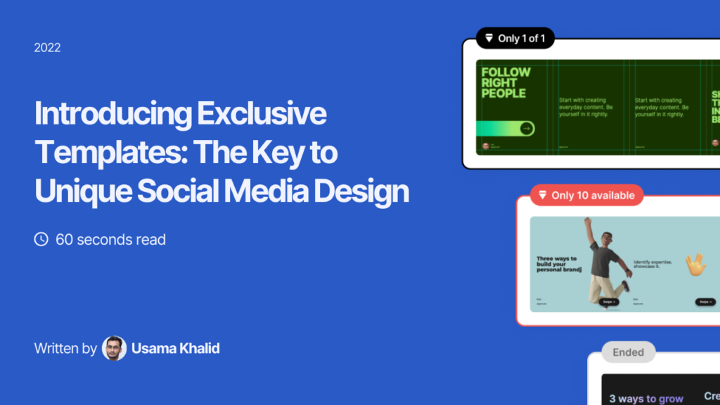 What are these new "Exclusive Templates"? - Contentdrips