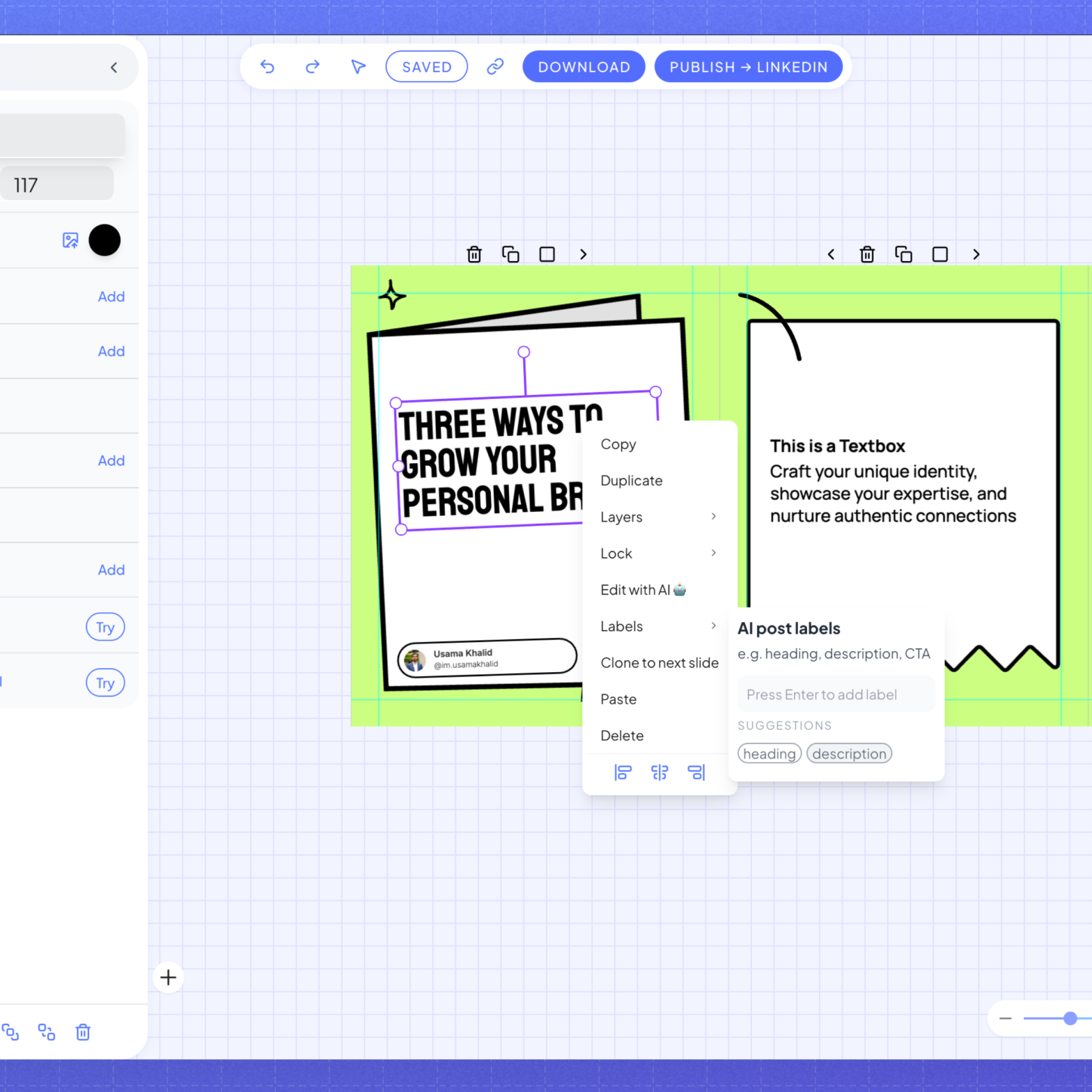 How to use Text To Carousel Feature of Contentdrips (2024) - Contentdrips