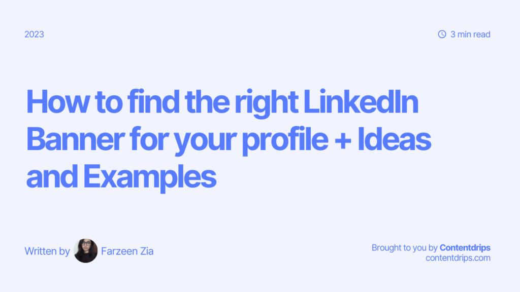 How to find the right LinkedIn Banner for your profile + Ideas and ...