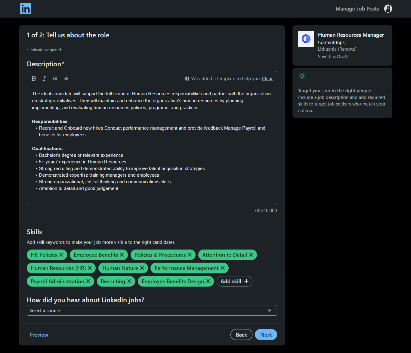 Ultimate Guide to Posting a Job Ad on LinkedIn (How-to, ChatGPT prompts ...
