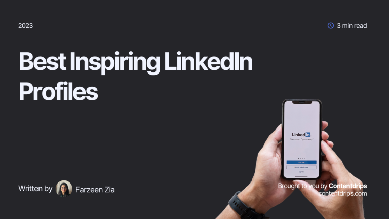 Best LinkedIn profiles you can take inspiration from - Contentdrips