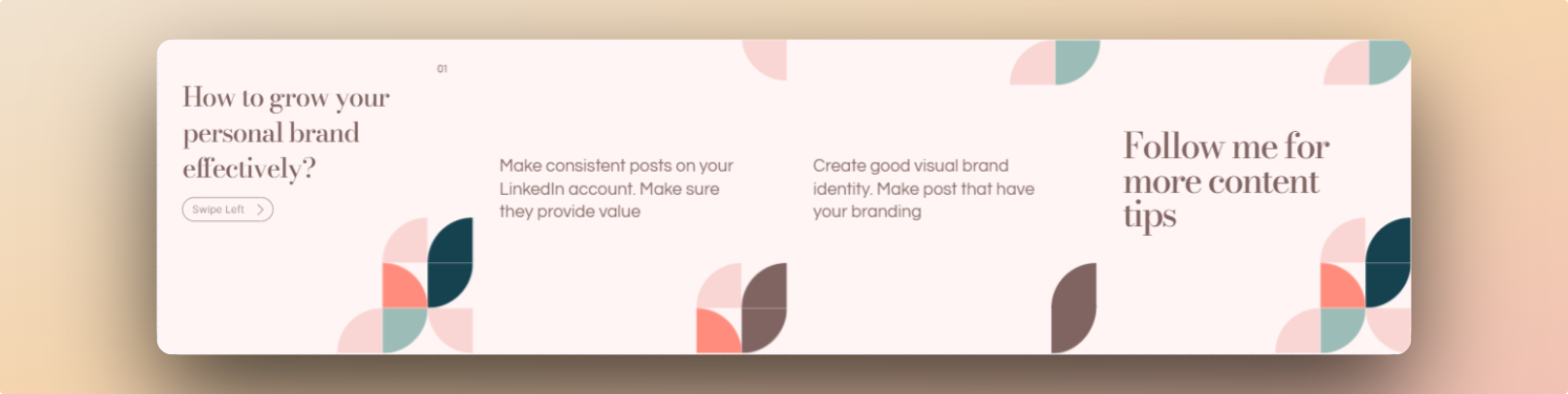 10 Carousel Templates for your Personal Brand - Contentdrips