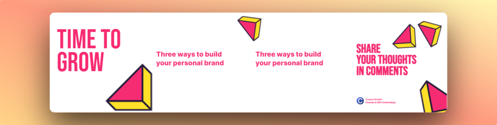 10 Carousel Templates for your Personal Brand - Contentdrips