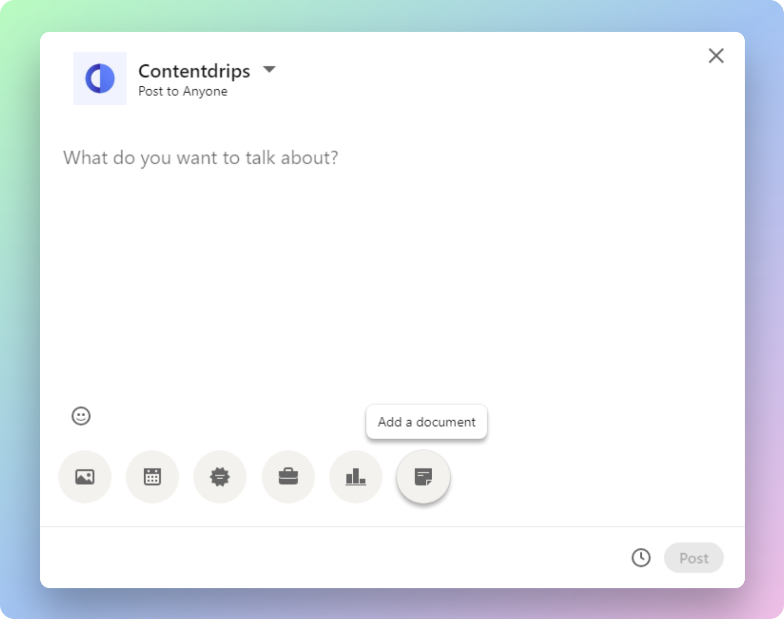 How to schedule a carousel post on LinkedIn - Contentdrips