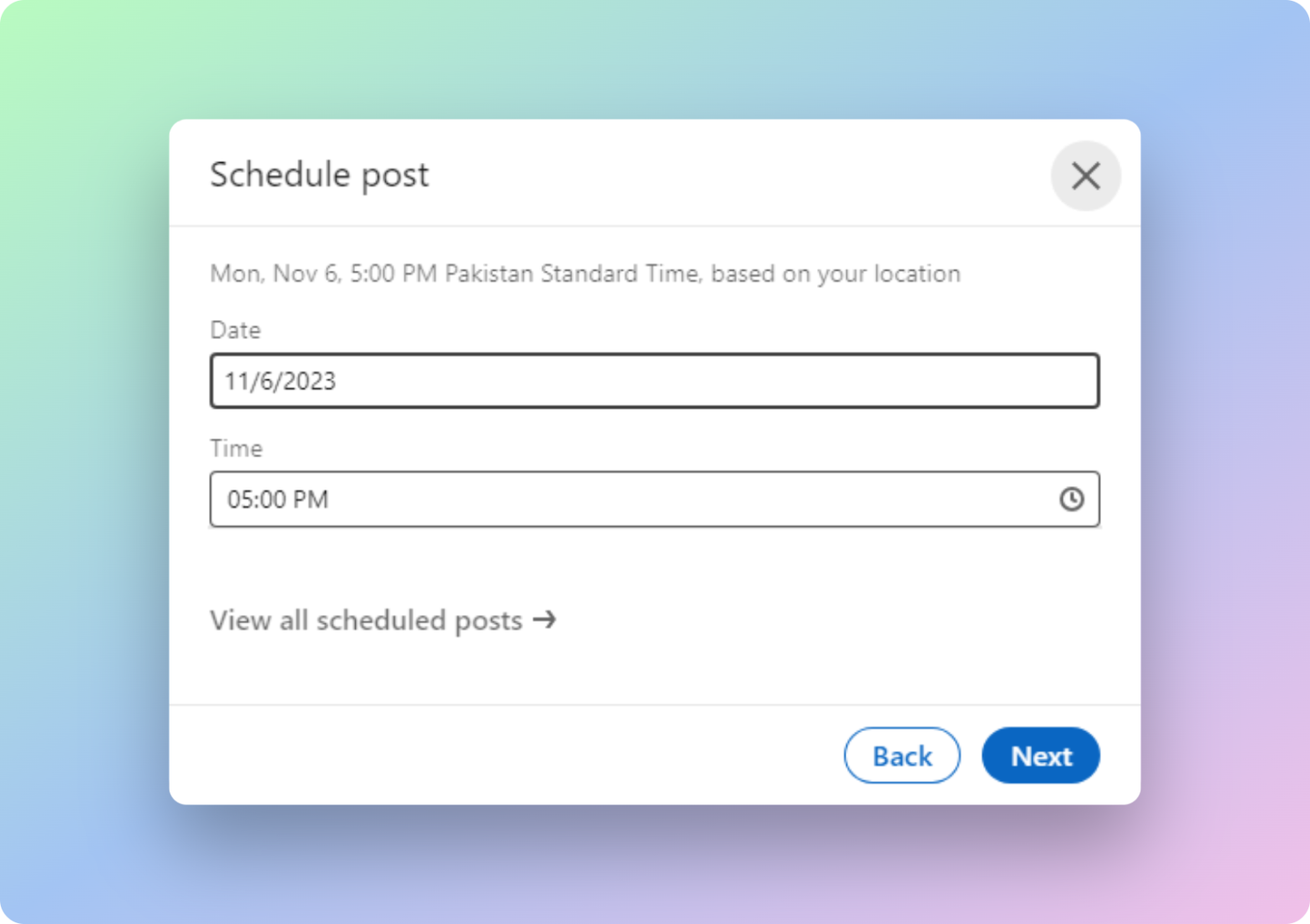 How to schedule a carousel post on LinkedIn - Contentdrips