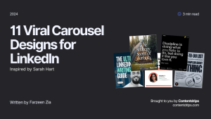 11 Viral Carousel Designs for LinkedIn - Contentdrips