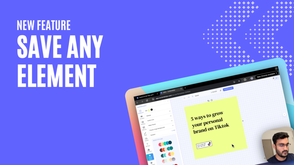 Re-use Design Elements For Your Social Media Templates - Contentdrips