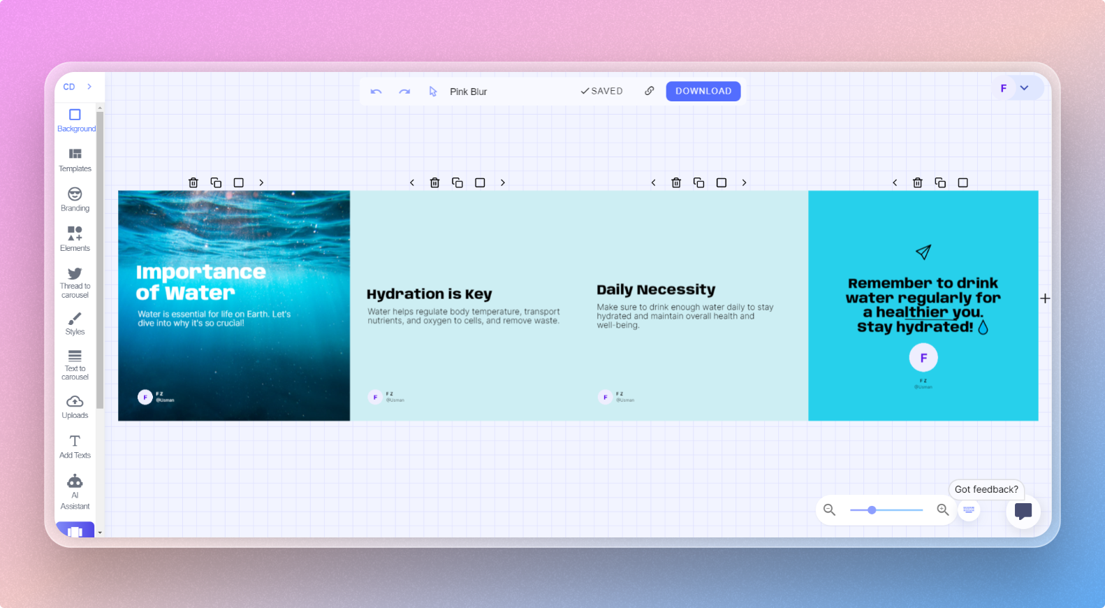 Create LinkedIn & Instagram Carousel Posts With AI - Contentdrips