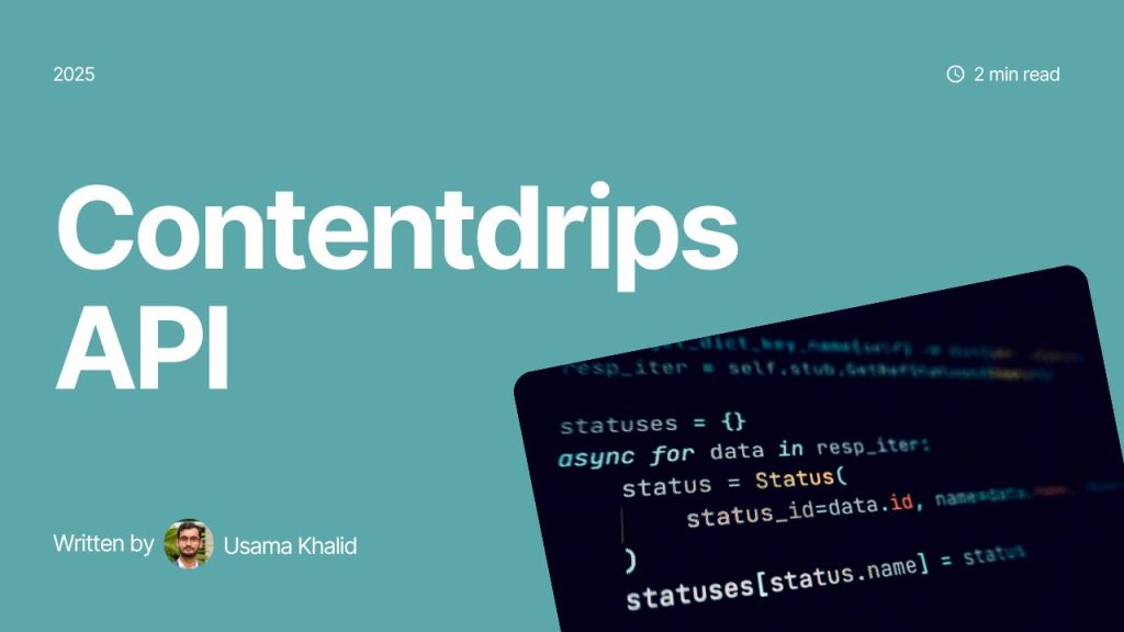 New: Contentdrips API for Carousel & Graphics Creation - Contentdrips