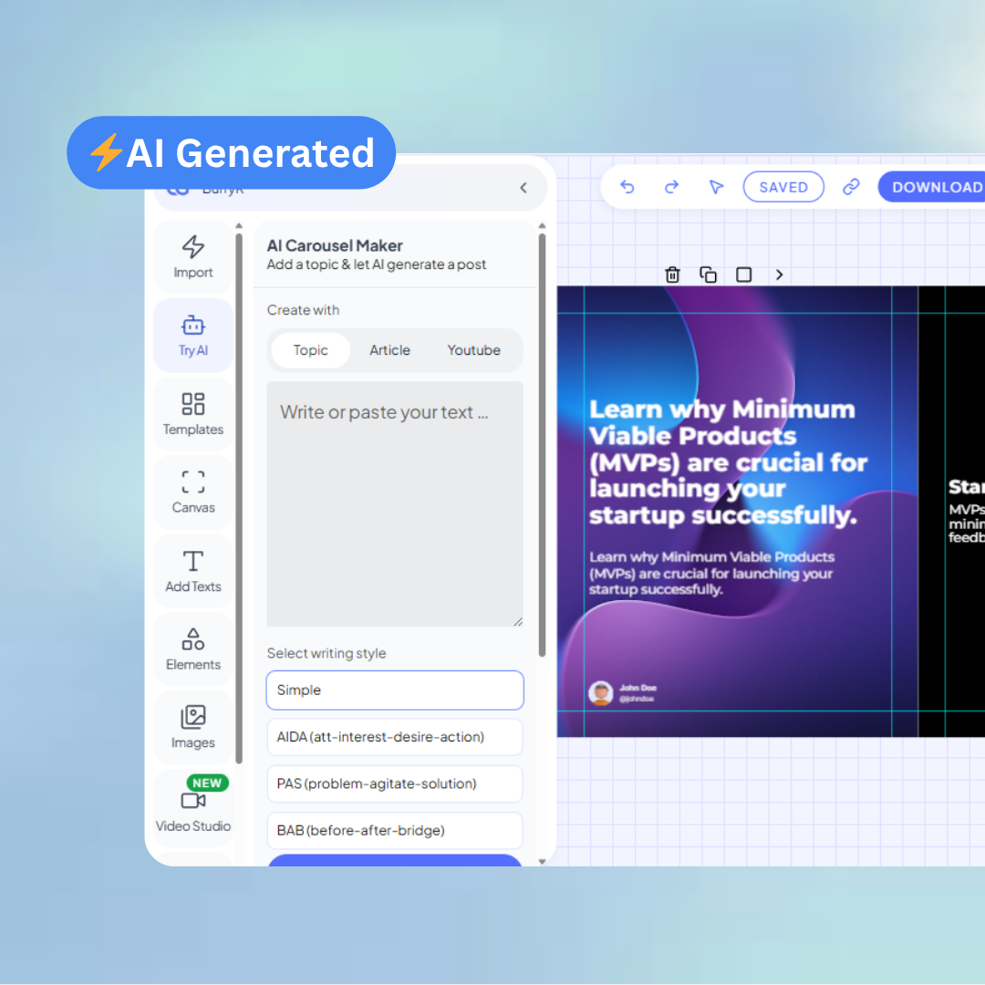 The Best AI Carousel Maker: Easy and Stunning