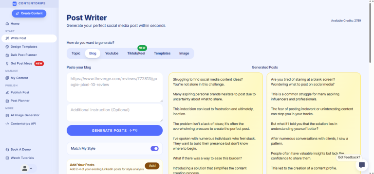 How to Turn a Blog Post into 10 LinkedIn Posts